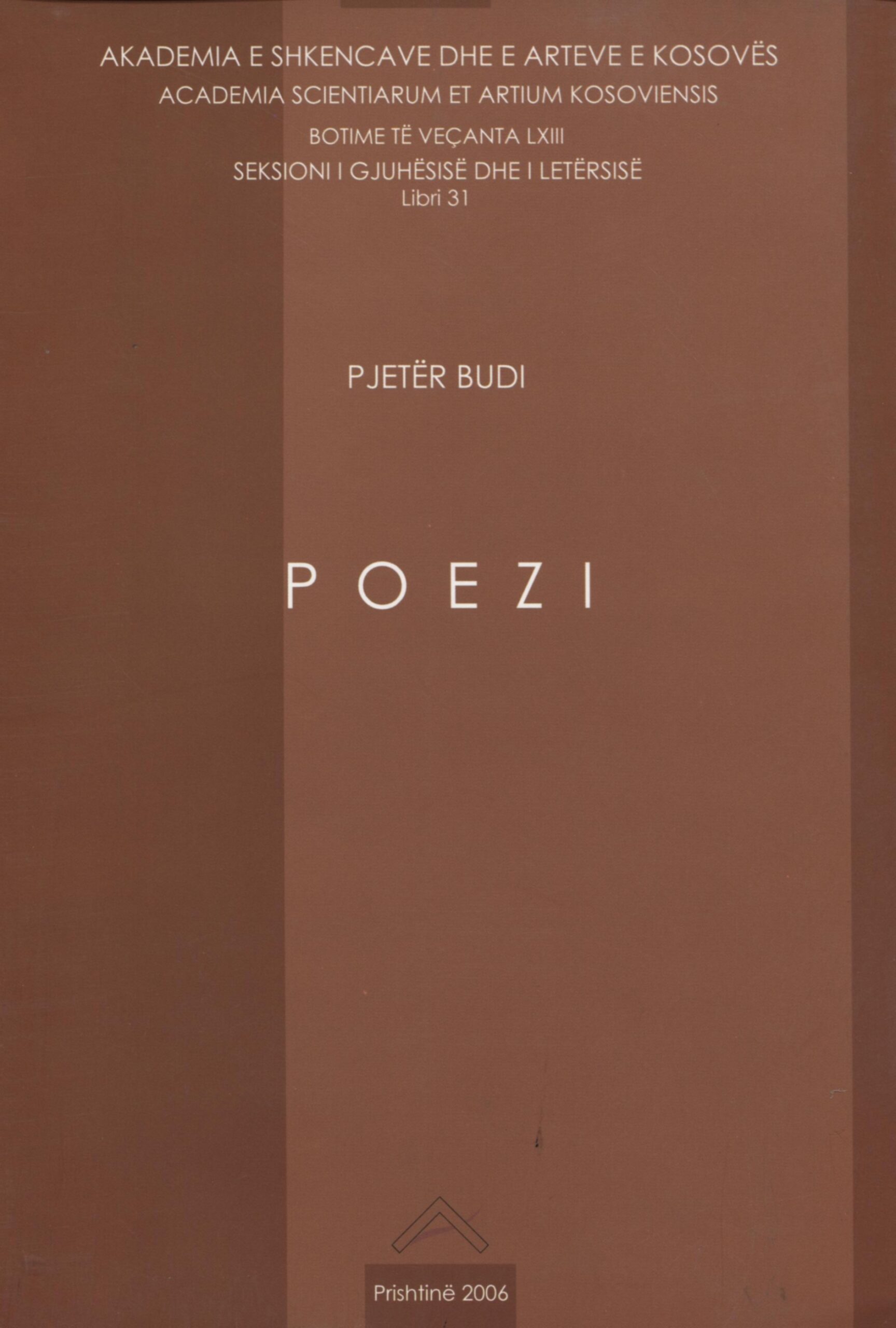Poezi – Akademia e Shkencave dhe e Arteve e Kosovës